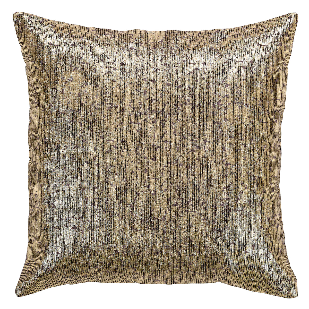 Jazz Glam Print Pillow, 20"x 20", Gold– Peppermint Home